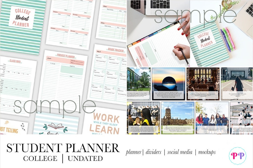 Printable College Student Planner - Etsy