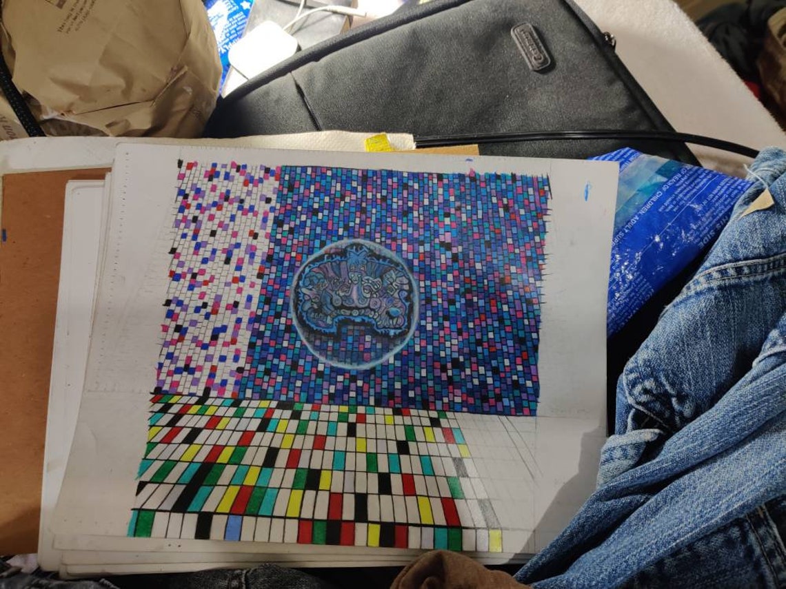 Breakthrough Color Pencil Drawing Digital Print 8x10 - Etsy Hong Kong