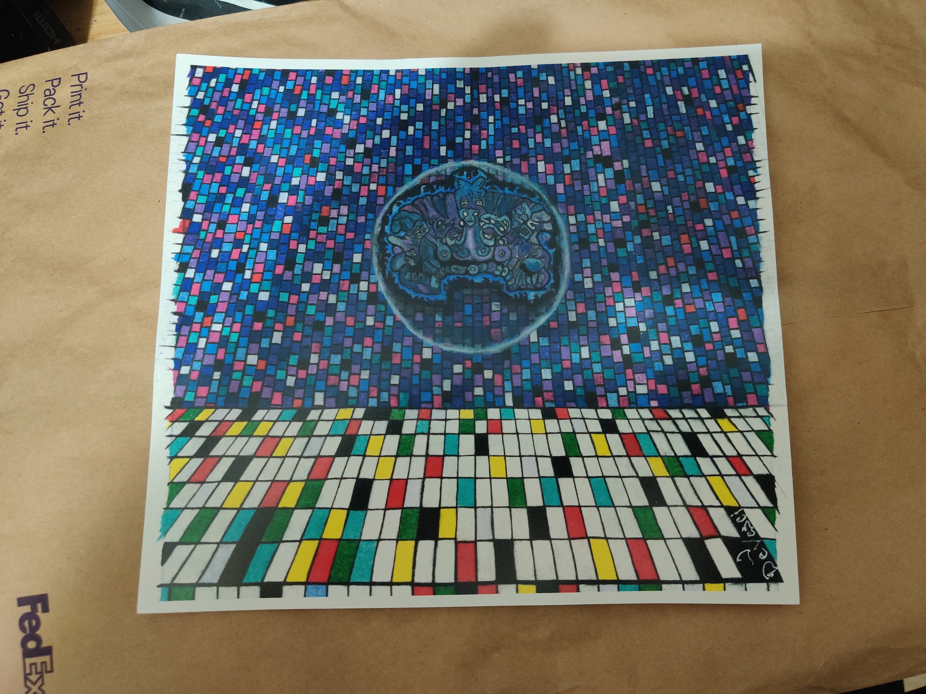 Breakthrough Color Pencil Drawing Digital Print 8x10 - Etsy Hong Kong