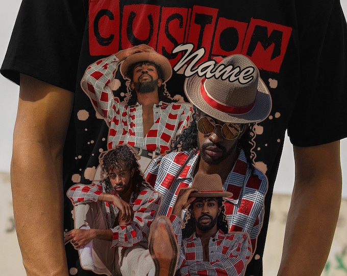 Personalized Vintage Bootleg T-shirts, Custom Face T-shirt, Vintage ...