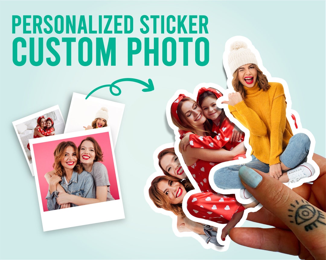 Custom Photo Stickers, Gift for Friends, Party Decoration, Best ...