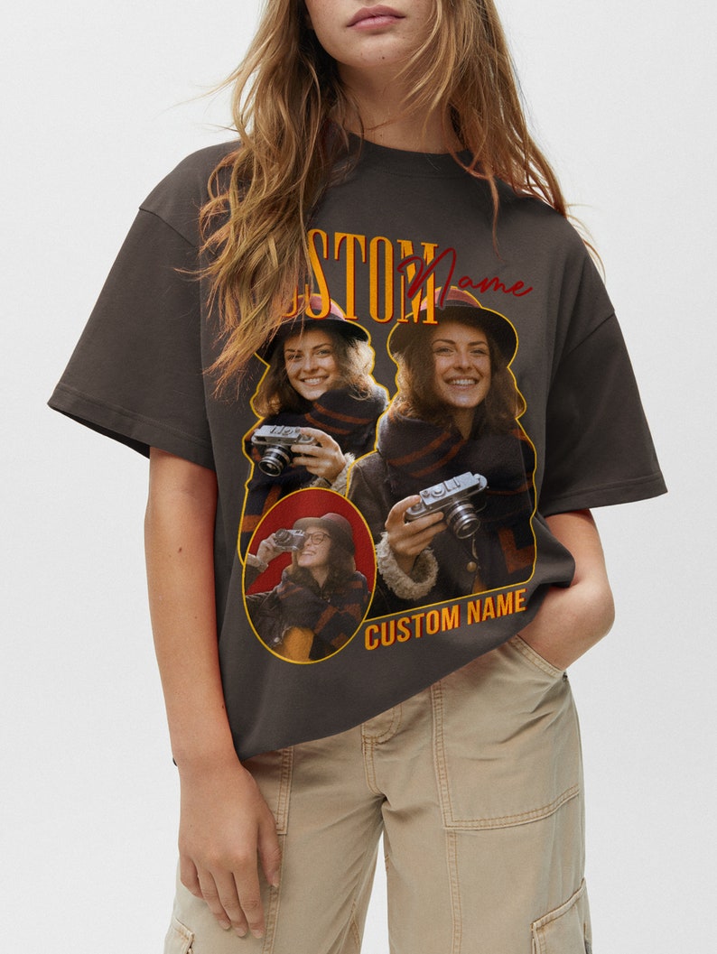 Personalized Vintage Bootleg T-shirts Custom Face T-shirt - Etsy