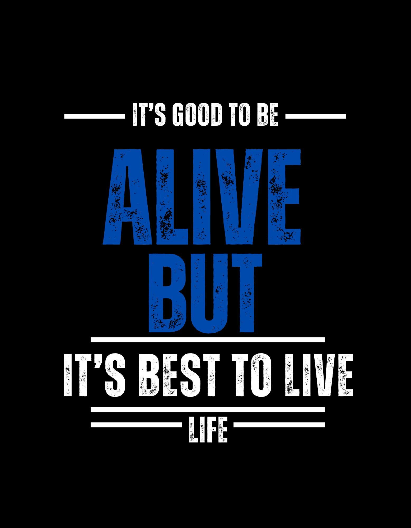 Best to Live Inspirational Quote Design - Etsy