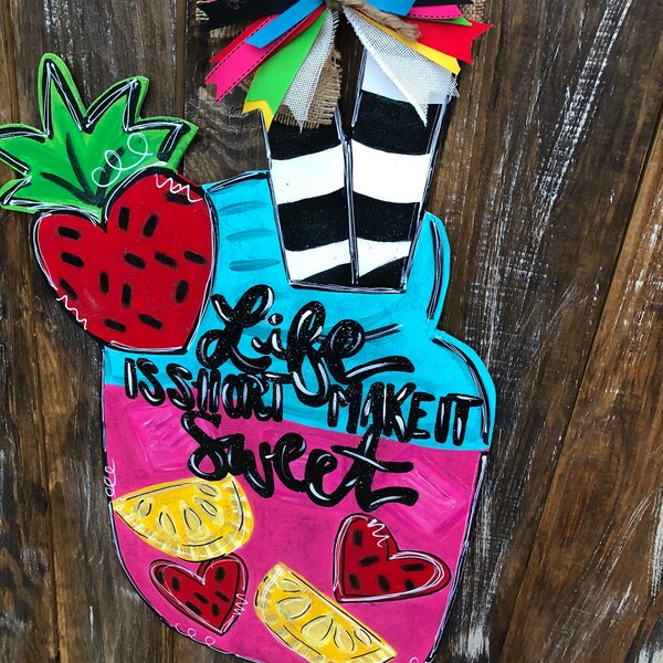 Lemonade Door Hanger - Etsy