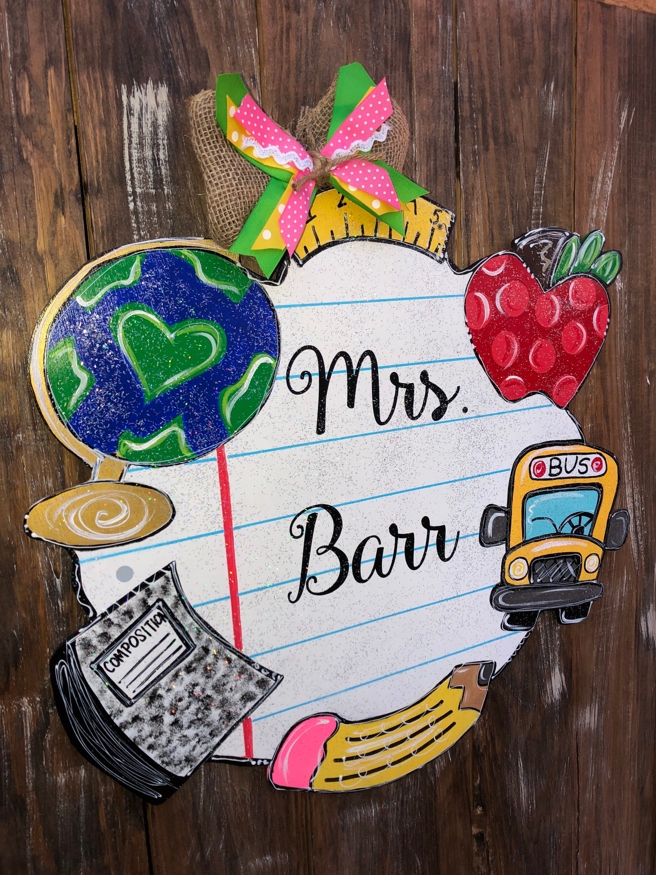 Teacher Appreciation Day Door Hanger, Teacher Appreciation Door Hanger ...