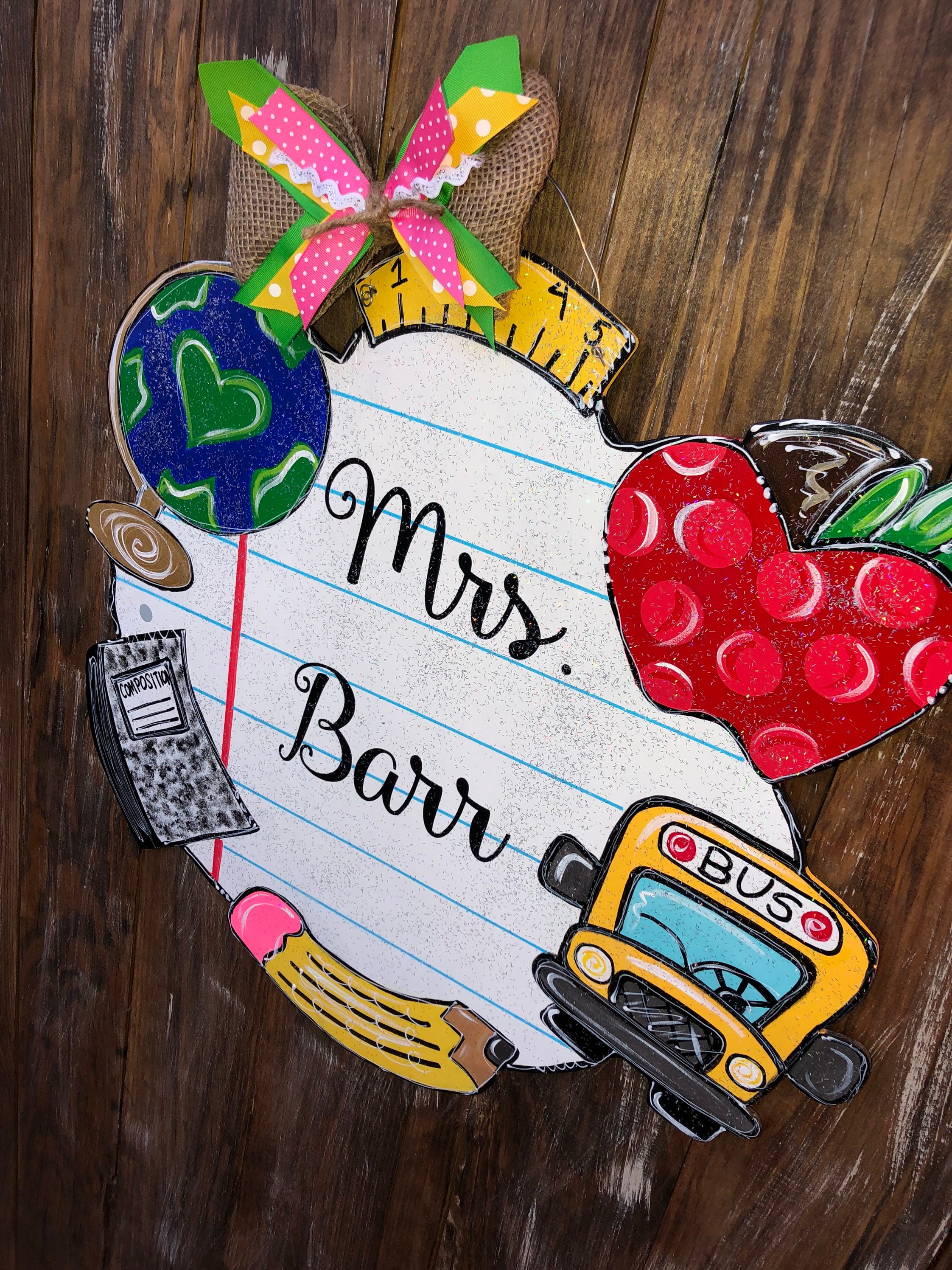 Teacher Appreciation Day Door Hanger, Teacher Appreciation Door Hanger ...
