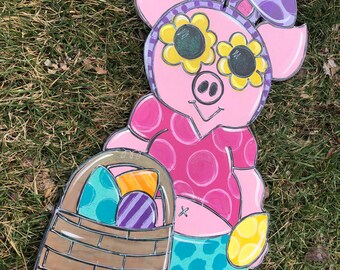 Bucktooth Bunny Standing Bunny Bunny Cutout Easter Decor - Etsy