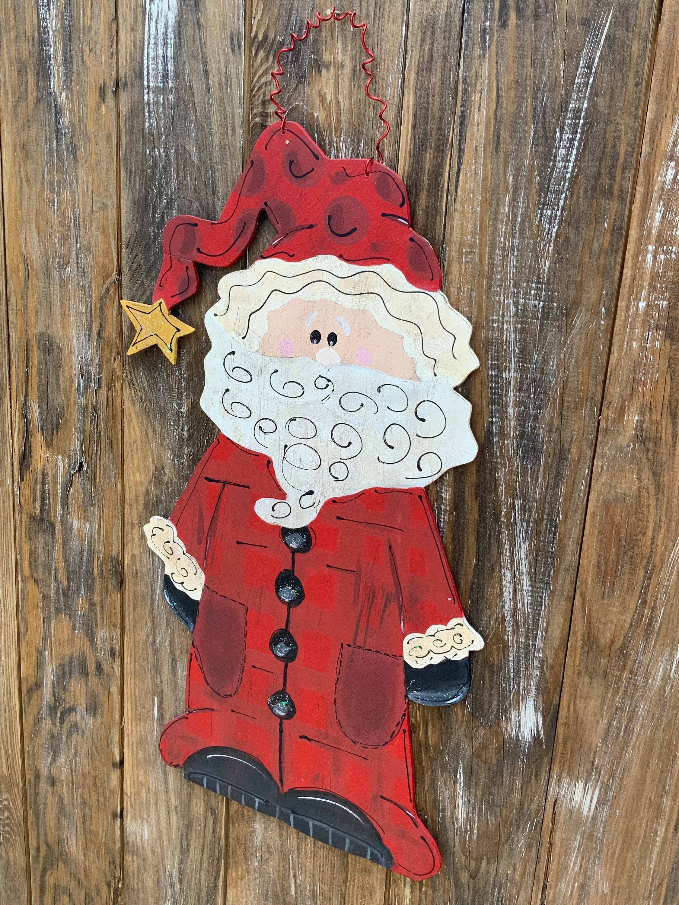 Santa Door Hanger Craft