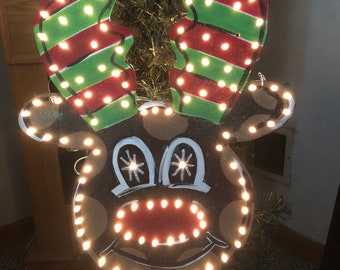 Rudolf Tree Topper - Etsy