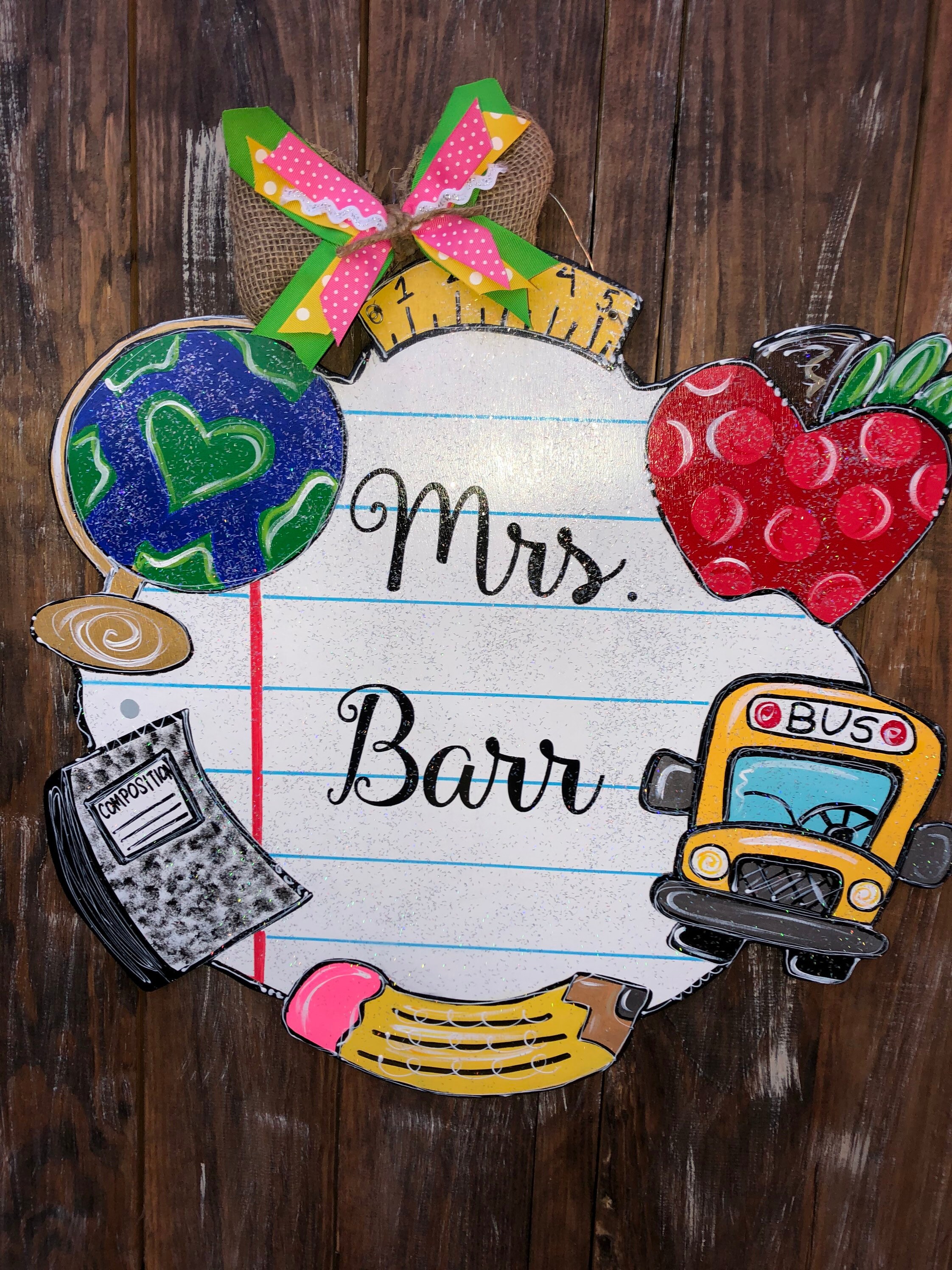 Teacher Appreciation Day Door Hanger, Teacher Appreciation Door Hanger ...