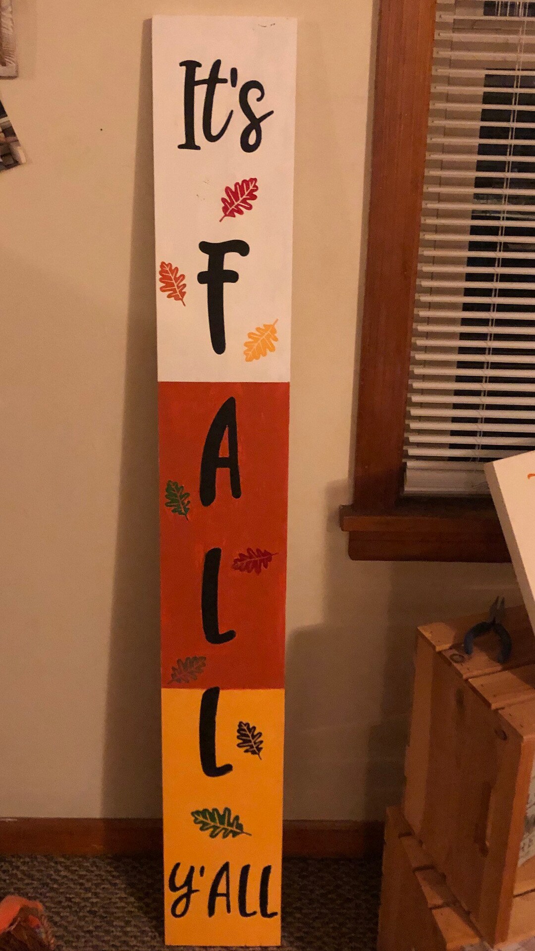 Fall Porch Leaner Fall Candy Corn Porch Leaner, Fall Decor, Wood Porch ...