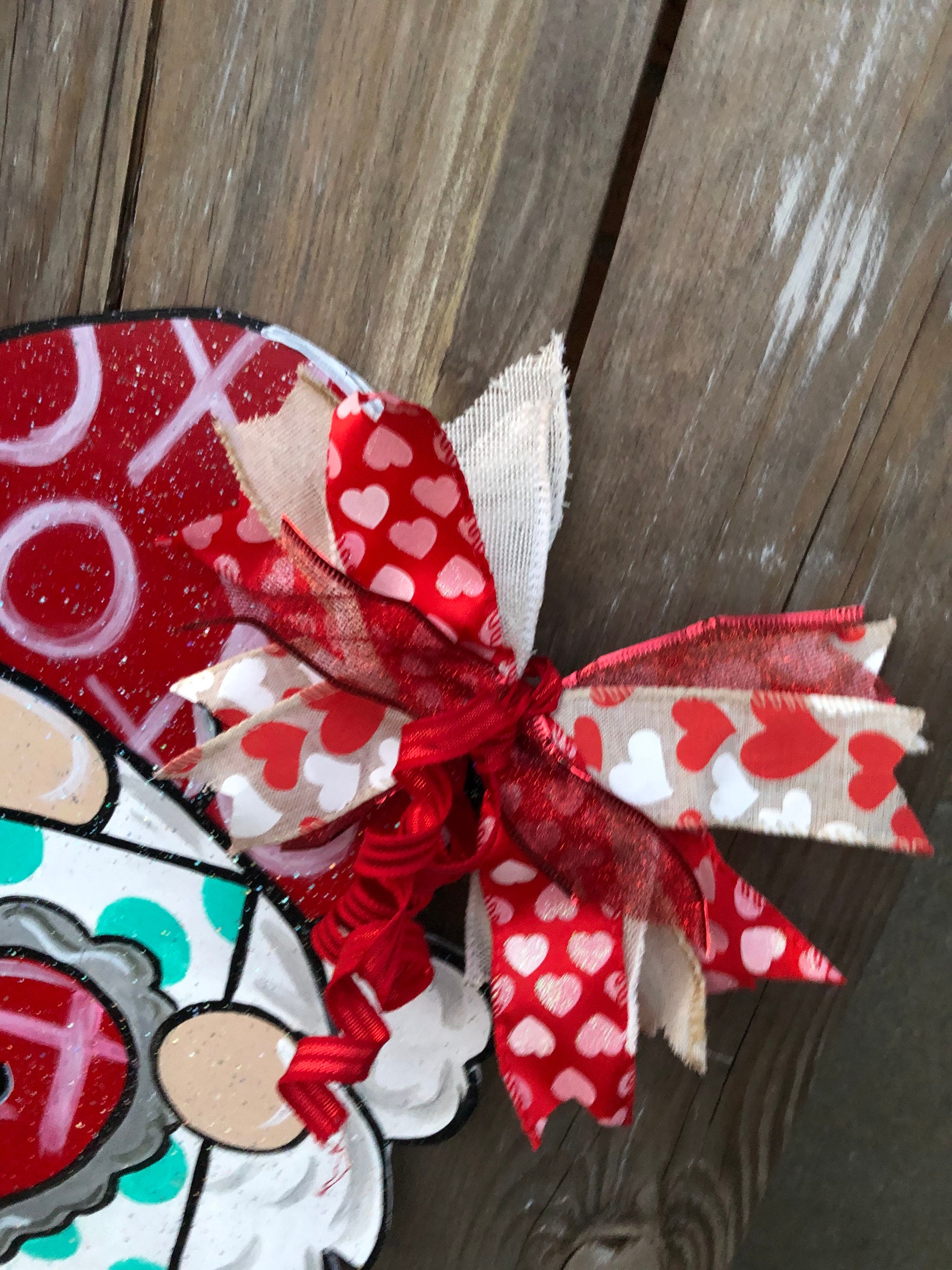 Valentines Day Gnome Door Hanger, Gnome Door Hanger, Valentines Door ...