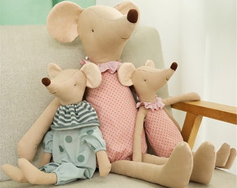 Blue Mouse Plush | Etsy