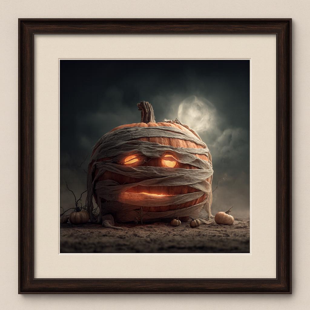 Happy Mummy Pumpkin Halloween Poster – Digital Download - Etsy