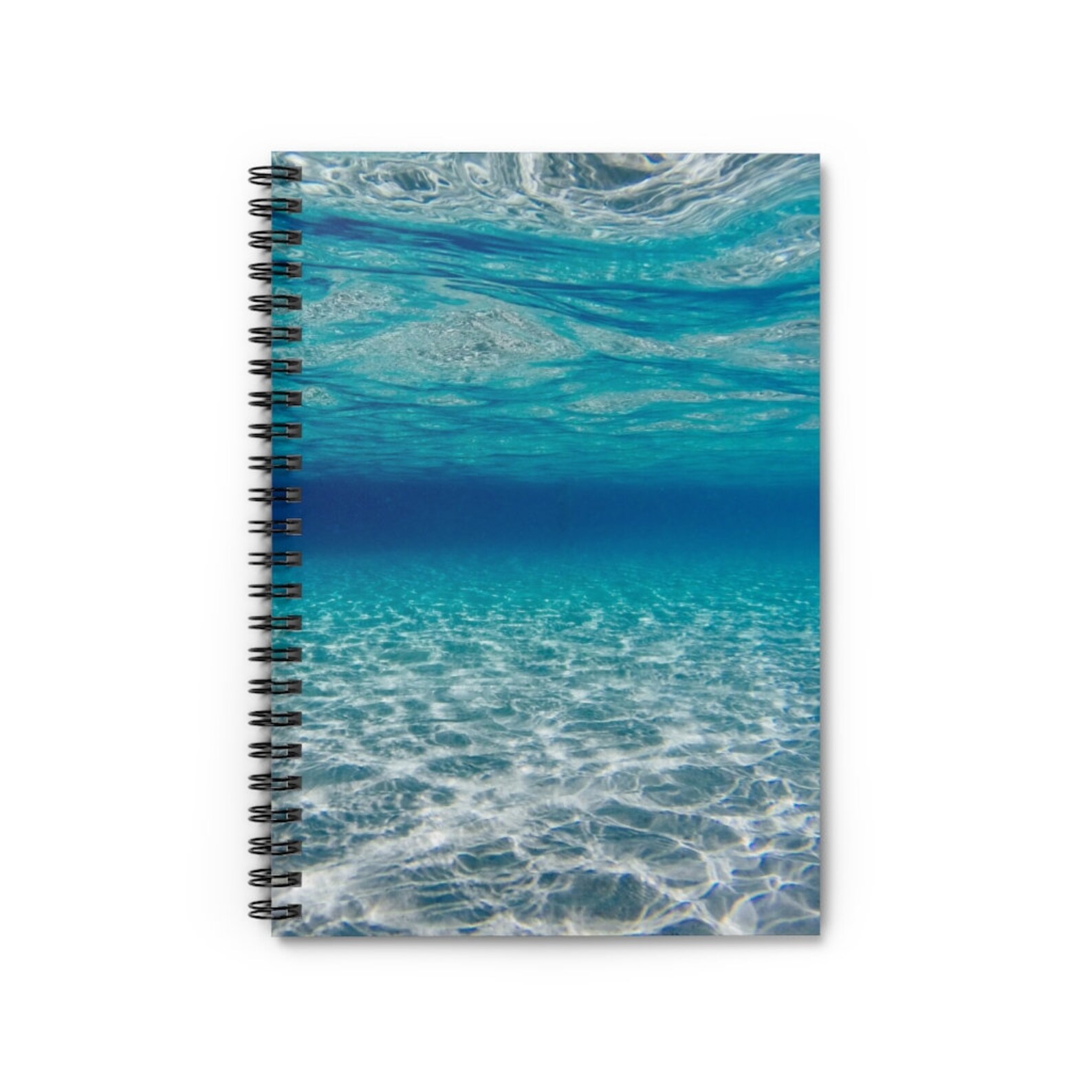 Underwater Ocean Spiral Notebook Ruled Line | Etsy