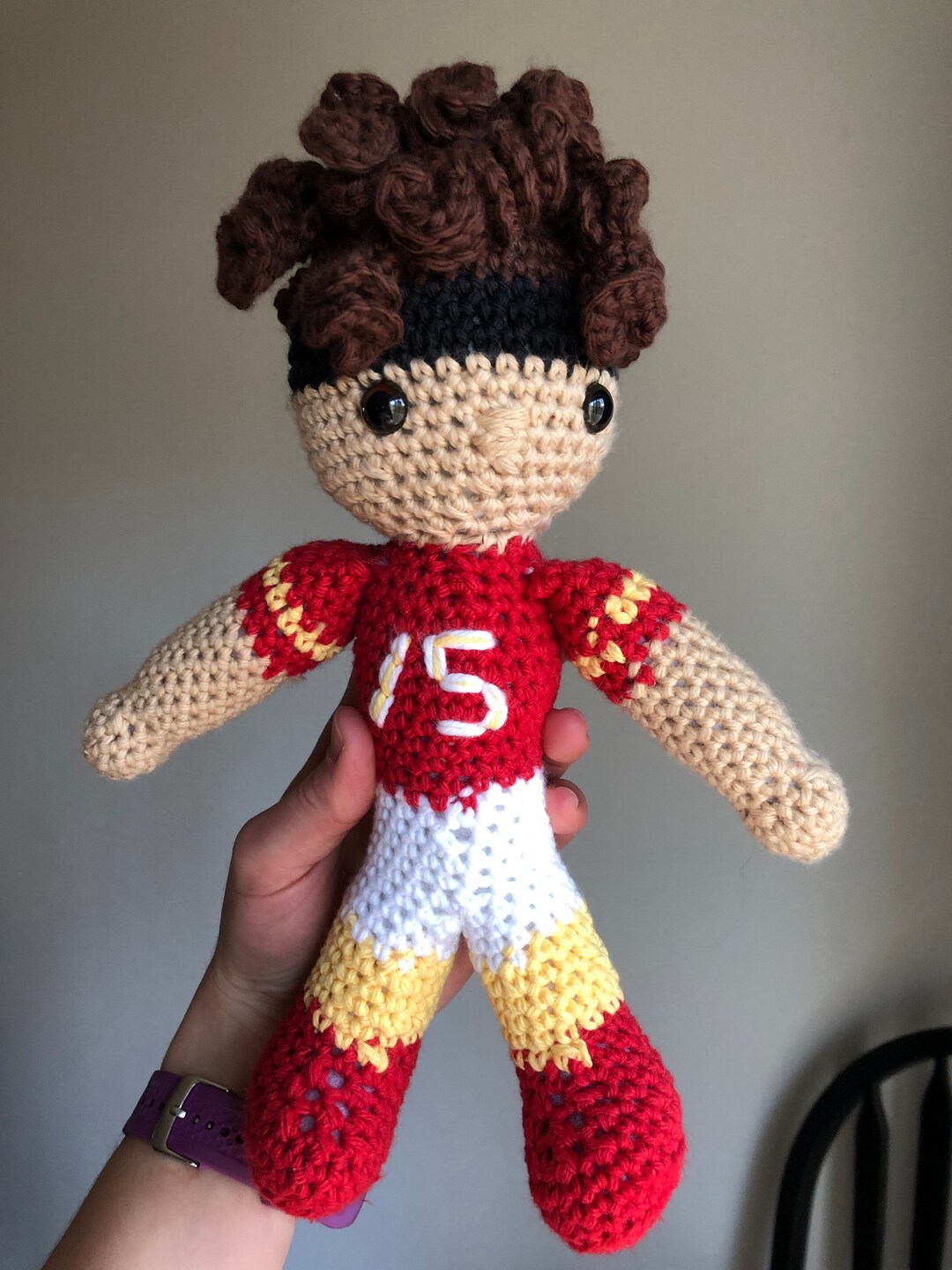 Patrick Mahomes Crochet Pattern - Etsy