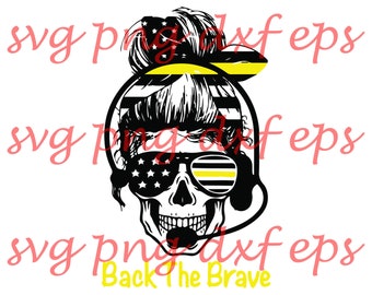 911 Dispatcher Svg - Etsy