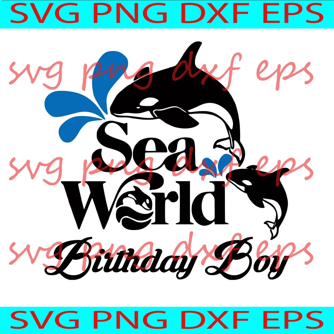 Sea World Birthday Boy File Sea World Birthday Svg Sea World - Etsy