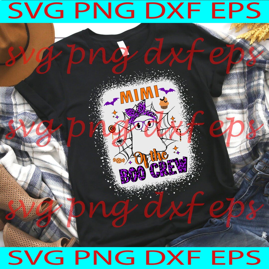 Mimi of the Boo Crew Halloween Svg Mimi Boo Halloween Svg - Etsy