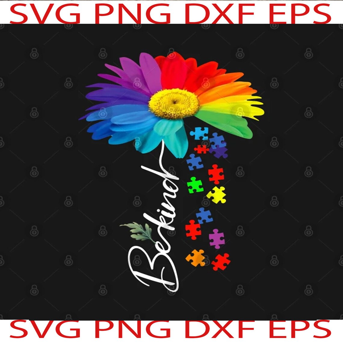 Be Kind Autism Awareness Sunflower Unity Day Cute Gift Be Kind - Etsy