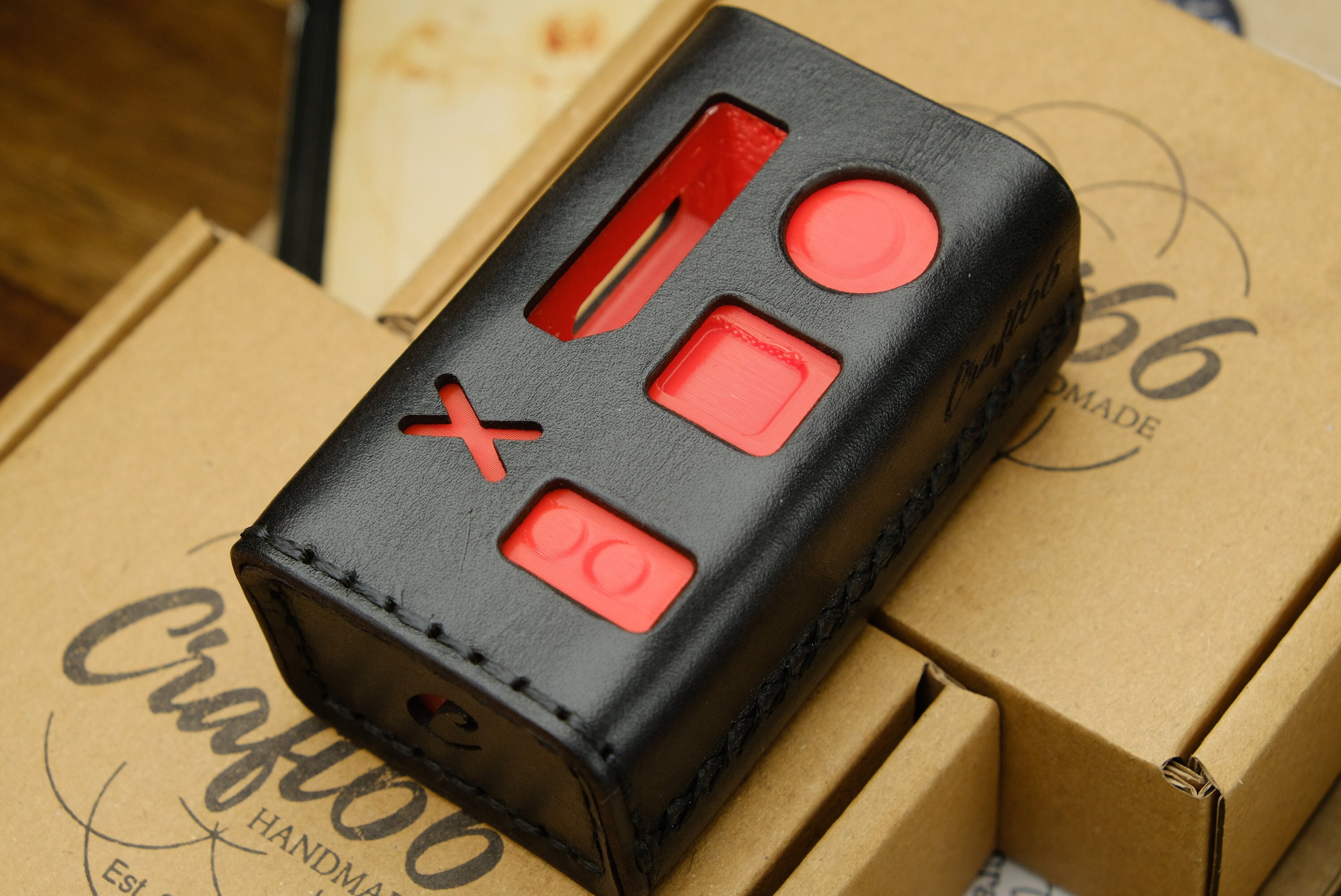 Suicide Mods 21700 Stubby 21 X-ray AIO Leather Case | Leather Sleeve ...