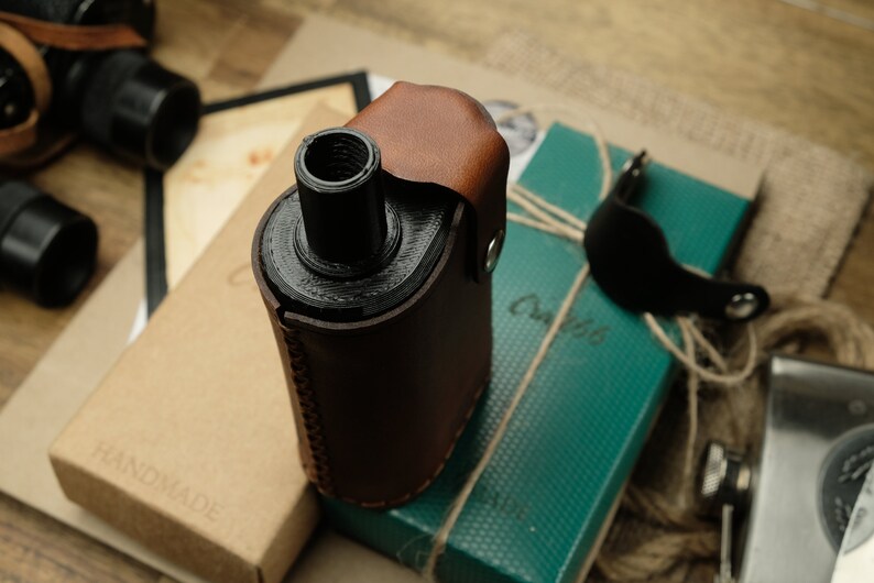 Tiny Might 2 Leather Case Model With TOP CAP | Leather Sleeve | Leather ...