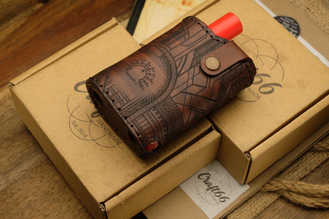 Tiny Might 2 - DIAMOND Work - Leather Case Model With TOP CAP | Leather ...