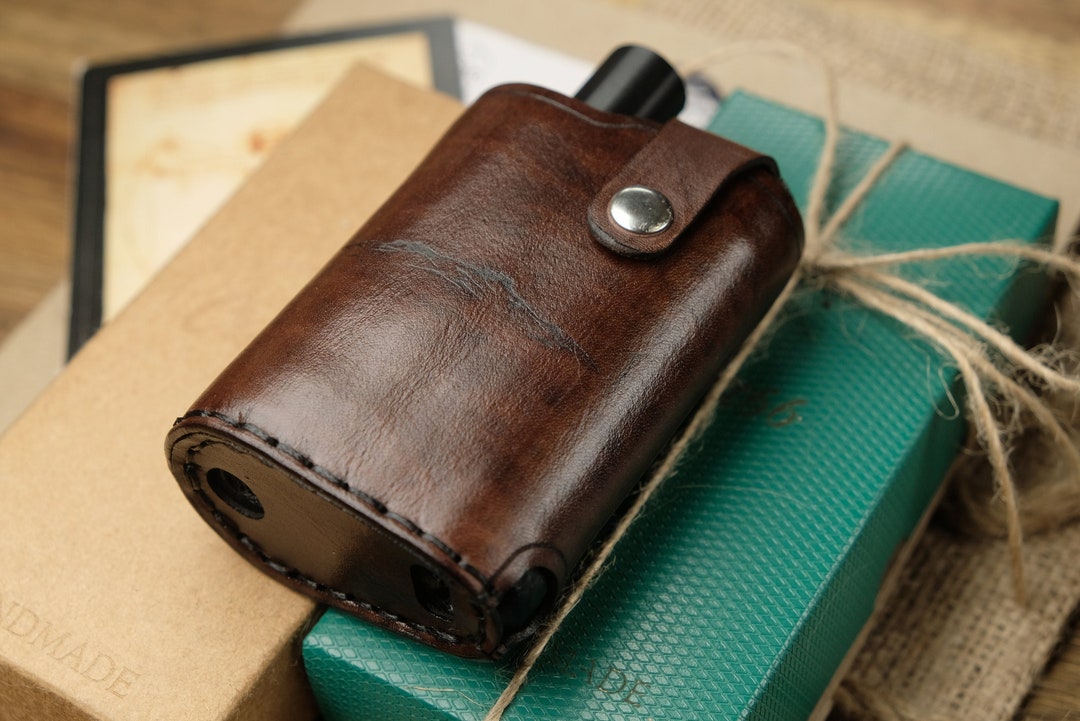 Tiny Might 2 Leather Case Model With TOP CAP | Leather Sleeve | Leather ...
