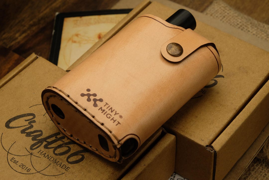 Tiny Might 2 Leather Case Model With TOP CAP | Leather Sleeve | Leather ...