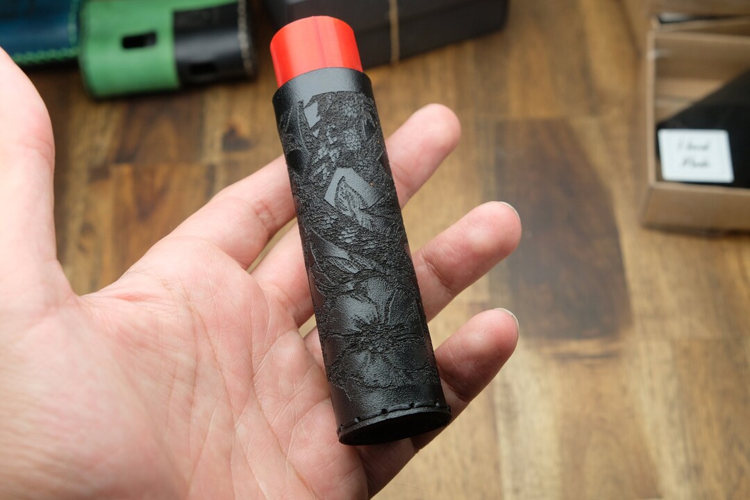 Vicious Ant Phenom 18650 Normal and Stabwood Leather Case | Leather ...