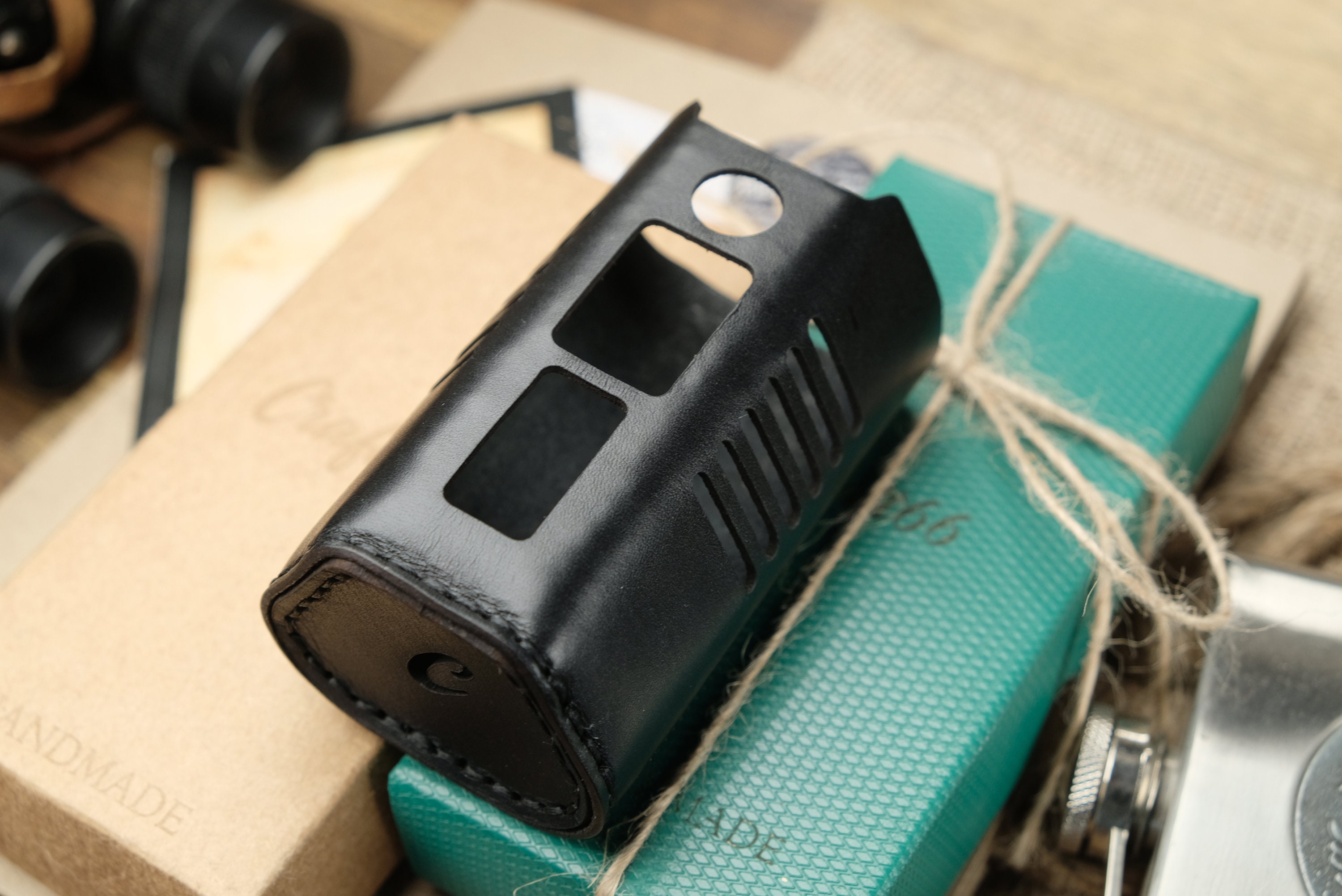 Odin V2 Dovpo 200W Dual 21700 Leather Case | Sleeve | Cover- Please ...