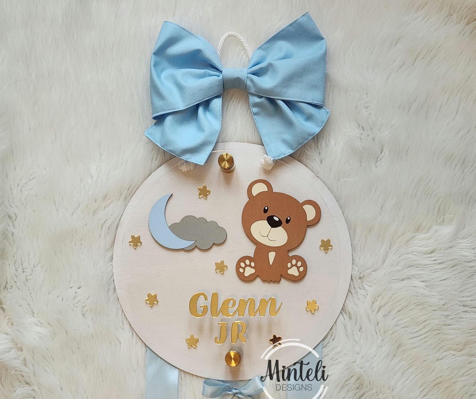 Newborn Baby Birth Stats Board Wood and Acrylic, 3d Style, Nursery ...