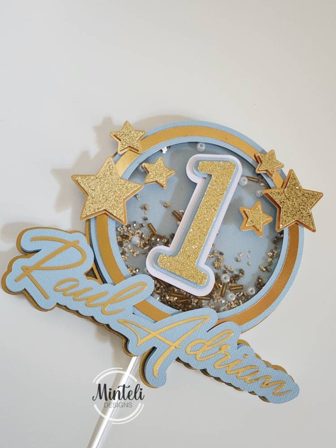 Twinkle Twinkle Little Star Theme Custom Personalized Cake Topper ...