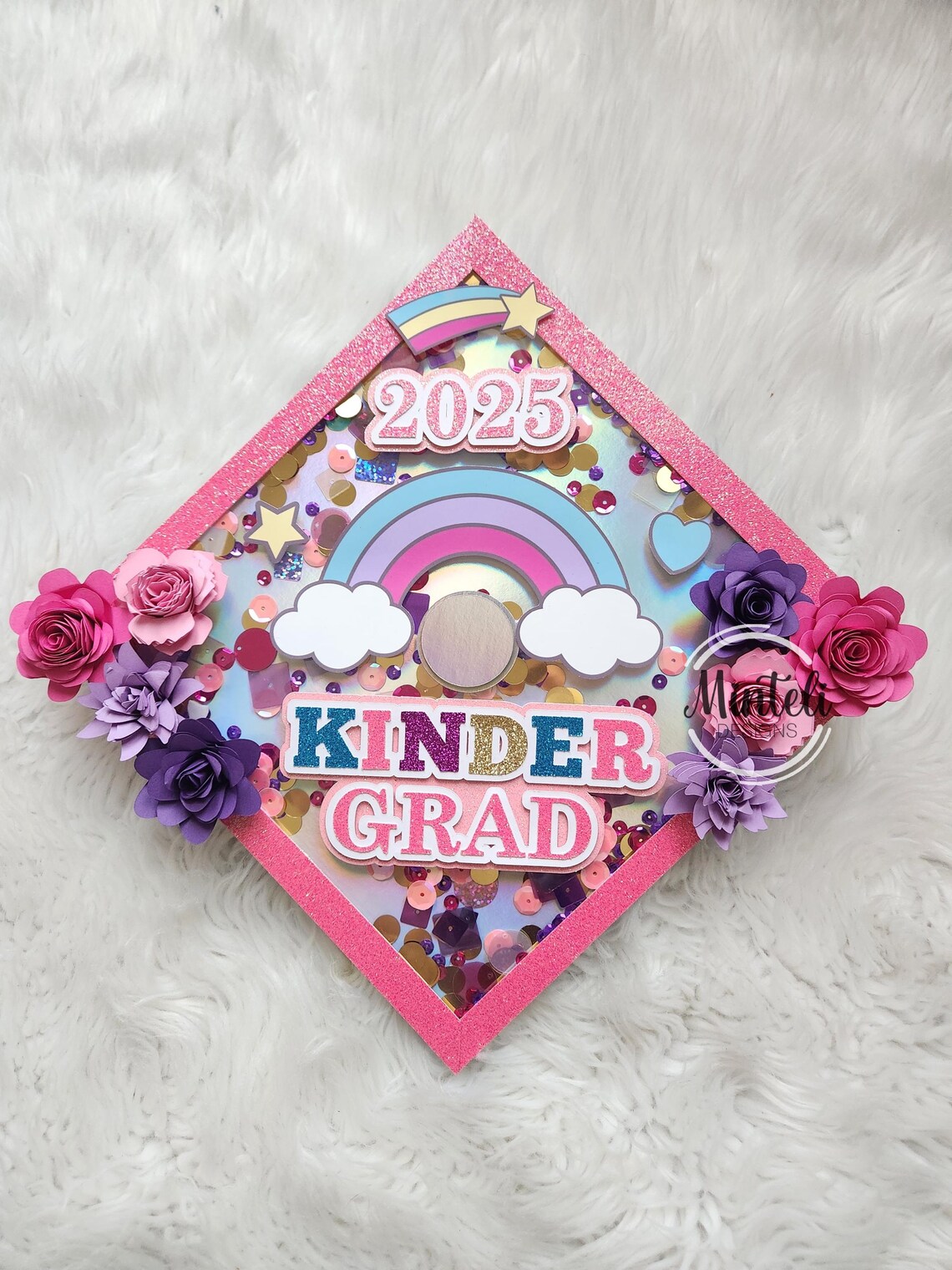 Kinder Graduation Cap Topper Decor or Grad Cap Topper Shaker / Kids Cap ...