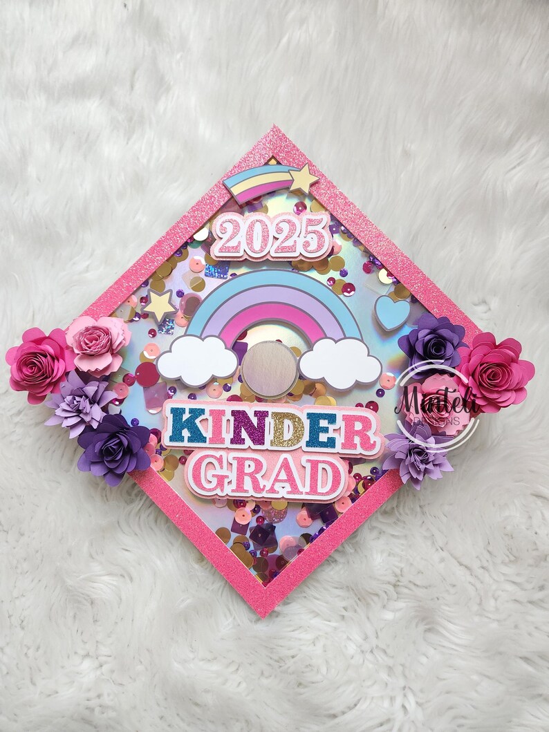 Kinder Graduation Cap Topper Decor or Grad Cap Topper Shaker / Kids Cap ...