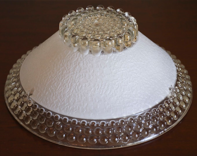 Vintage Clear Glass Overhead Light Cover, Ceiling Light Cover - Etsy