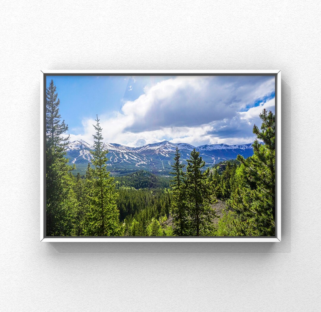 Colorado Mountains Print | Printable Wall Art | Colorado Print Poster ...