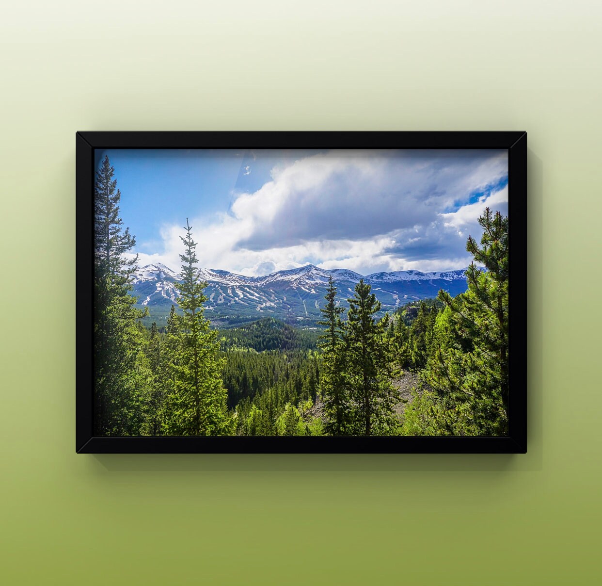 Colorado Mountains Print | Printable Wall Art | Colorado Print Poster ...
