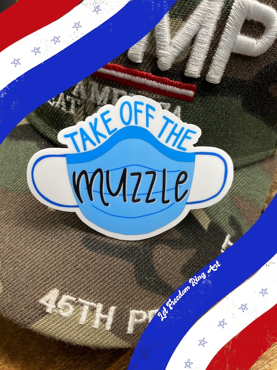 Take off the Muzzle Sticker / Glossy Sticker / Waterproof - Etsy