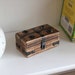 Wooden Treasure Chest Keepsake Box Flat Top small by - Etsy