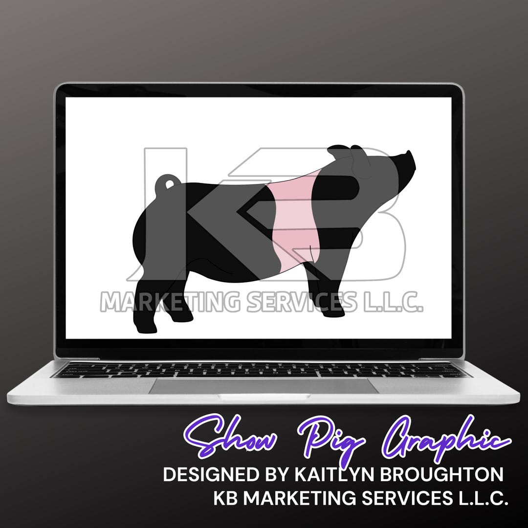 Show Pig Graphic - Etsy