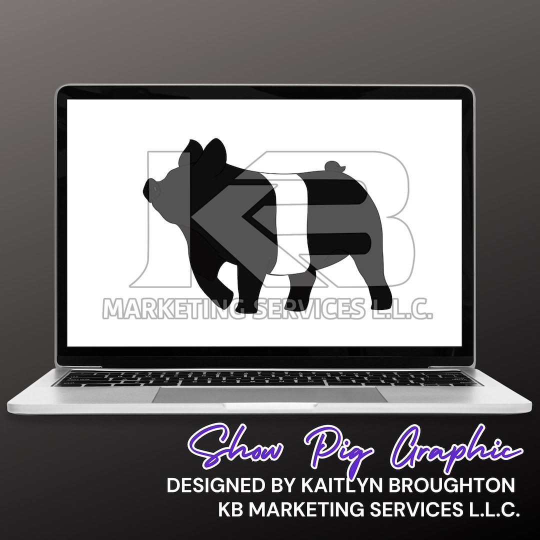 Hampshire Gilt Show Pig Graphic - Etsy