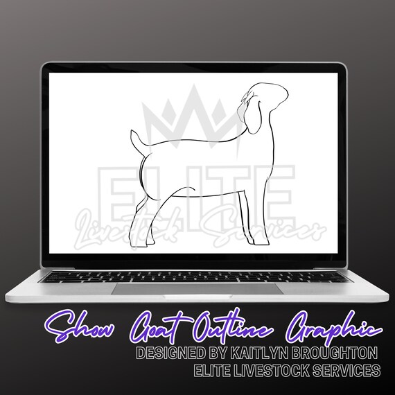 Show Goat Outline