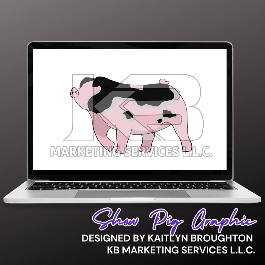 Spot Gilt Show Pig Graphic - Etsy