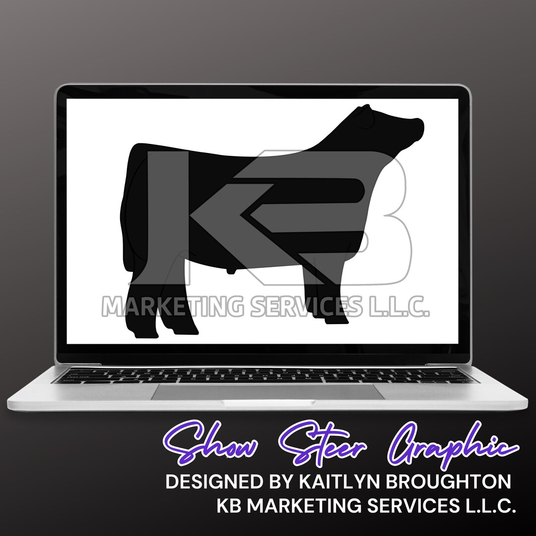 Black Show Steer Graphic - Etsy