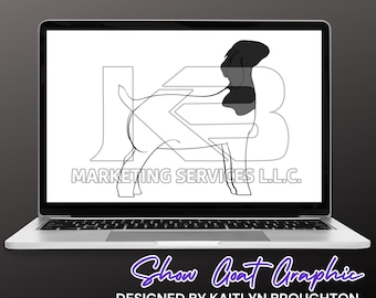 Show Goat Outline Graphic - Etsy