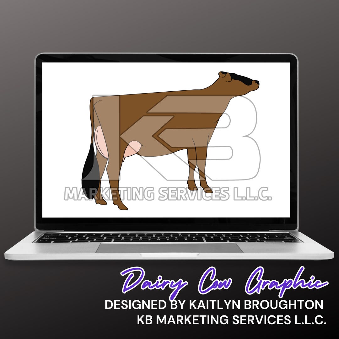 Dairy Cow Graphic - Etsy