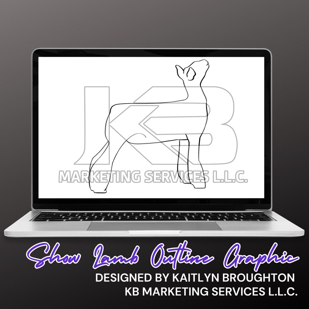 Show Lamb Outline Graphic - Etsy