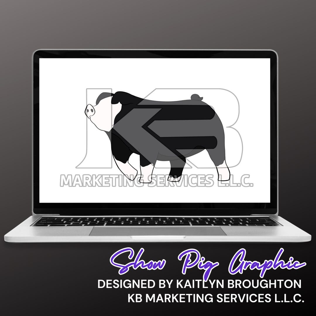 Poland China Gilt Show Pig Graphic - Etsy