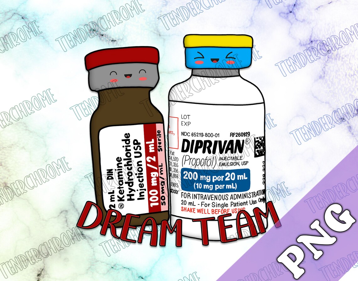 Propofol Diprivan Nursing - DREAM TEAM - ICU Nurse Sticker Png Download ...